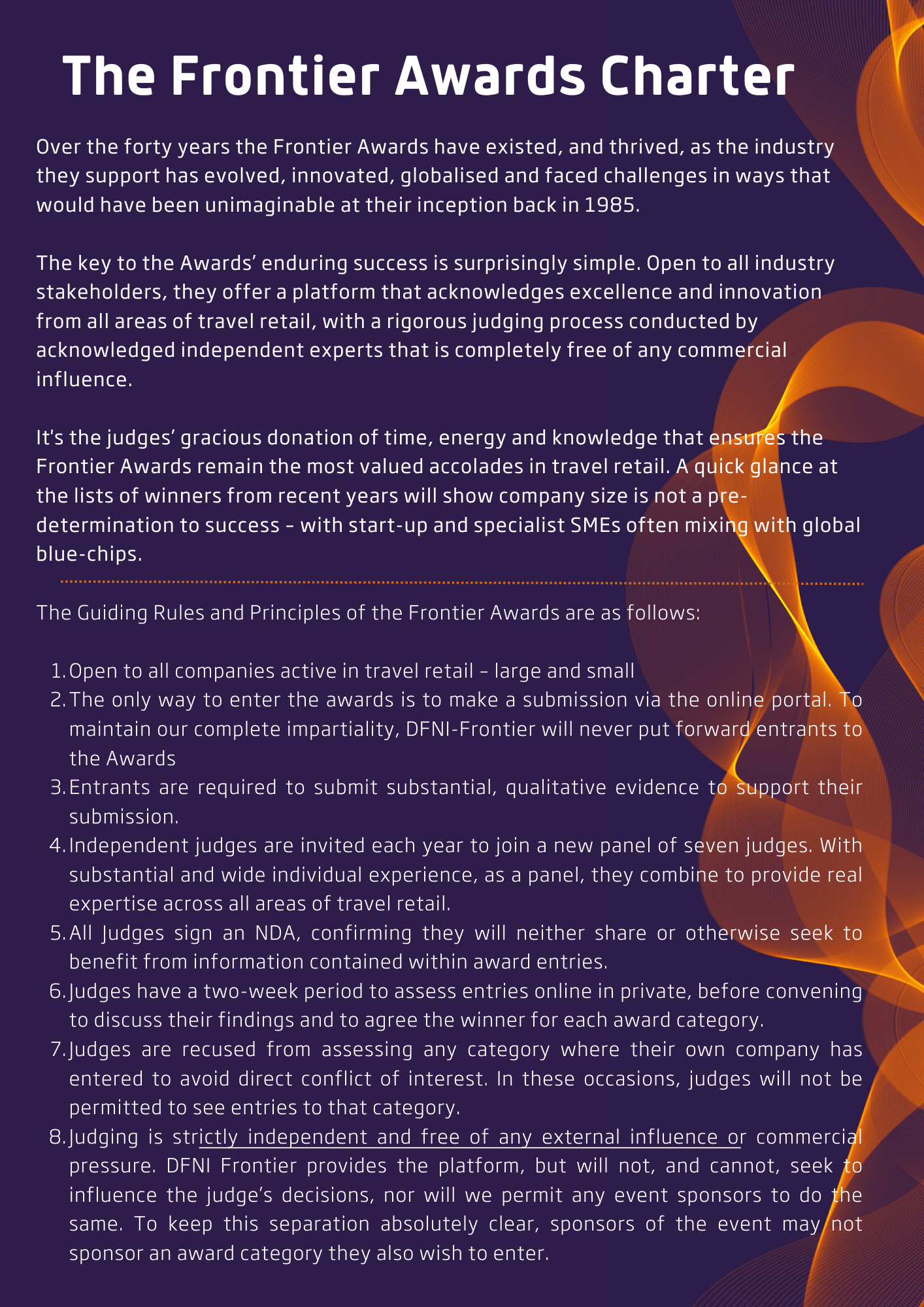 Frontier Awards 2024 - 2024 Charter